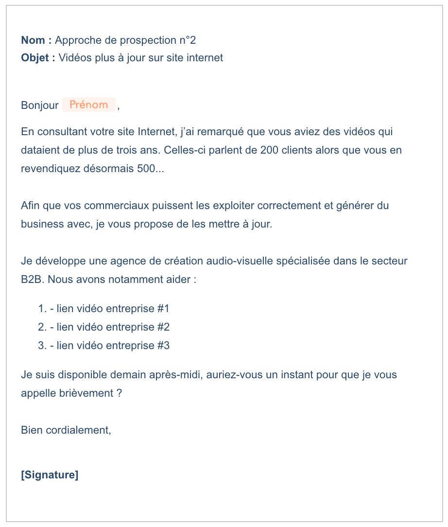 5 exemples d’e-mails de prospection réussis - Agence Marketing Digital ...